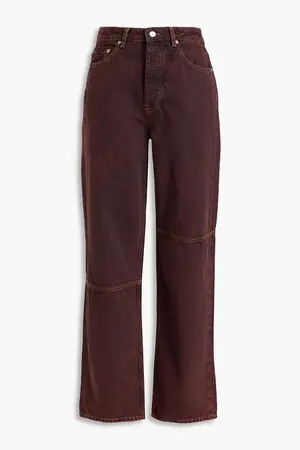GANNI High-rise Straight-leg Jeans