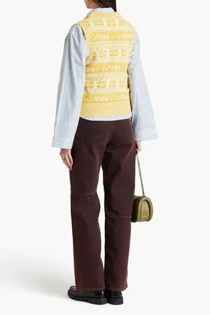 GANNI High-rise Straight-leg Jeans