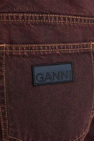 GANNI High-rise Straight-leg Jeans