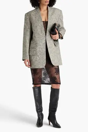 Zimmermann Linen-blend Tweed Blazer