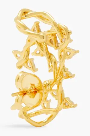 Zimmermann 12karat Plated Crystal Ear Cuff