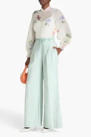 Zimmermann Linen Wide-leg Pants