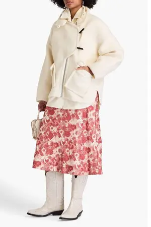 GANNI Wool-blend Bouclé Jacket
