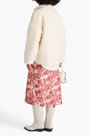 GANNI Wool-blend Bouclé Jacket