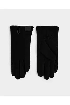 Rudsak Wool-cashmere Blend Gloves - Black