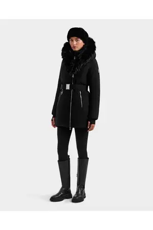 Rudsak Down Parka With Faux Fur Trim