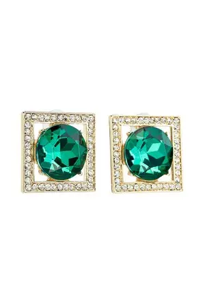 Kenneth Jay Lane Emerald Earrings