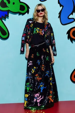 Alice + Olivia A+o X Grateful Dead Tina Ballgown Skirt - Black