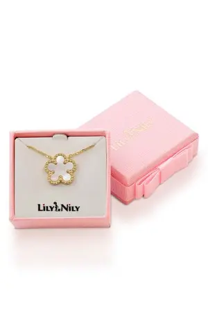 LILY NILY Flower Pendant Necklace
