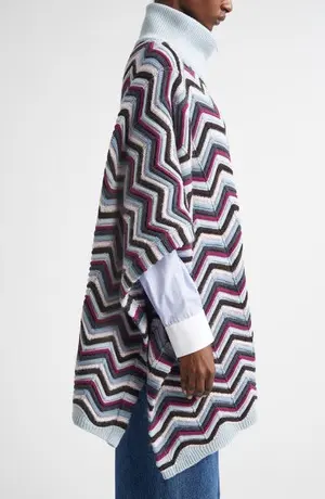 Missoni Zigzag Sequin Poncho