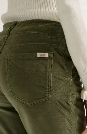 CACHE COEUR William Maternity Corduroy Pants - Khaki