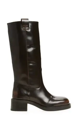 ALOHAS Sajan Round-toe Boot - Brown