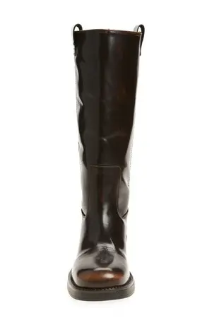 ALOHAS Sajan Round-toe Boot - Brown