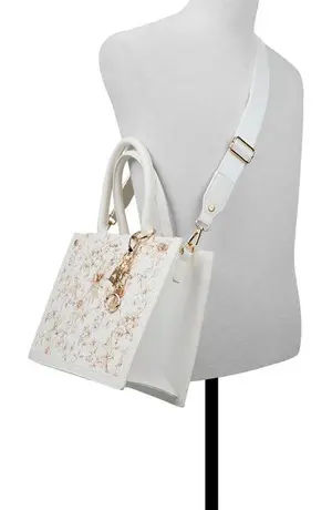 Aldo Faux Leather Tote With Print