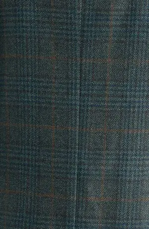 JACK VICTOR Plaid Wool & Silk Sport Coat