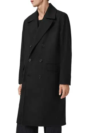 ALLSAINTS Curran Double Breasted Topcoat