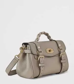 Mulberry Mini Alexa Leather Top-handle Satchel - Neutral