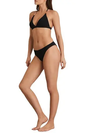 REISS Carina High-cut Bikini Bottoms