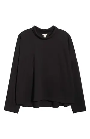 Caslon Drop Shoulder Turtleneck Top