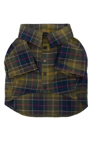 Barbour Tartan Fortrose Cotton Flannel Dog Shirt