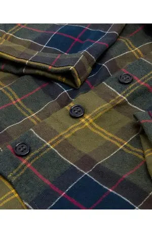 Barbour Tartan Fortrose Cotton Flannel Dog Shirt