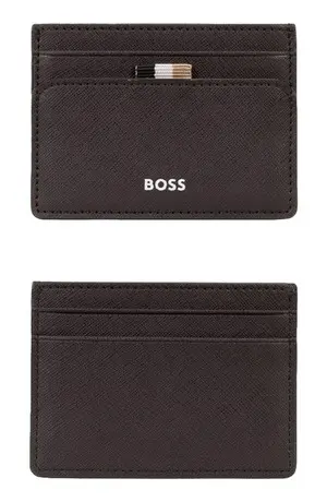 Hugo Zair Bonded Leather Card Holder