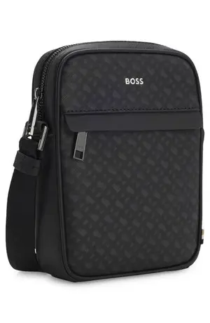 Hugo Zair Bonded Leather Crossbody Bag
