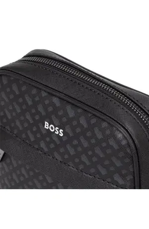 Hugo Zair Bonded Leather Crossbody Bag