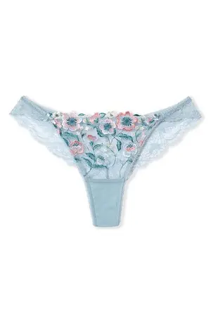 ETAM Allure Embroidered Tanga Thong