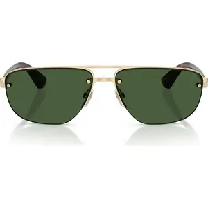 Burberry Oversize Irregular Sunglasses - Light Gold