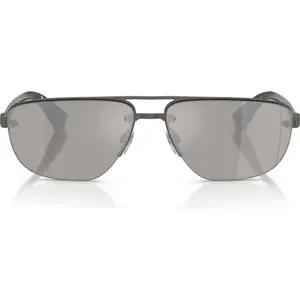 Burberry Oversize Irregular Sunglasses - Matte Grey