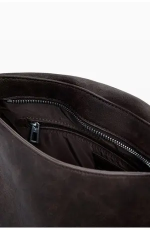 Desigual Studded Crossbody Bag - Dark Brown