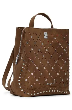 Desigual Medium Faux Leather Backpack