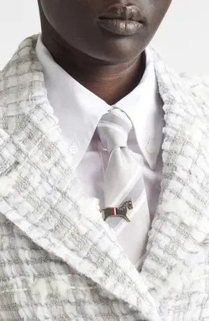 Thom Browne Horse Sterling & Enamel Tie Clip