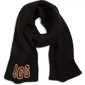 UGG Chunky Rib Scarf - Black