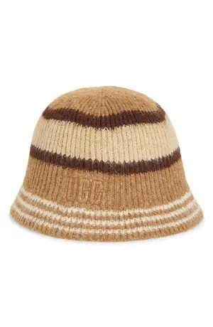 UGG Brushed Bucket Hat - Chestnut Multi