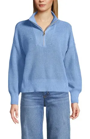 Lands' End Zip Up Sweaters For Women