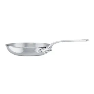 MAUVIEL M'cook 11.8 Inch Stainless Steel Round Frying Pan - Silver