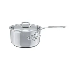MAUVIEL M'cook 0.8 Qt. Stainless Steel Saucepan & Lid - Silver