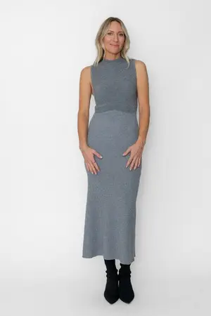 WEST OF Maryline Ribbed Sweater Dress