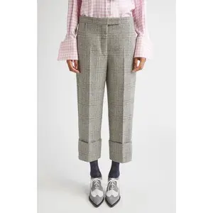 Thom Browne Pow Glen Plaid Tweed Trousers - Black/white