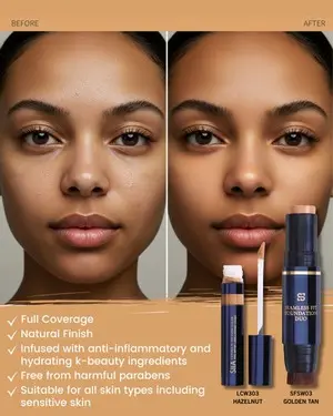 SIIA COSMETICS 5-pc. Perfect Base Collection - Hazelnut