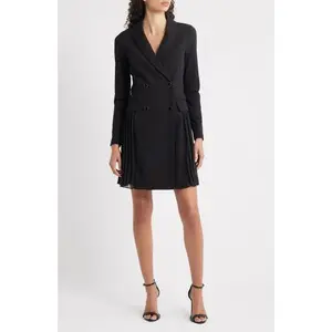 Julia Jordan Double Breasted Long Sleeve Coat Dress