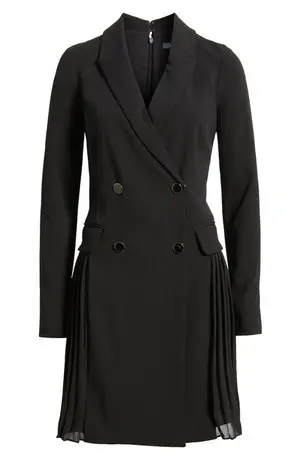 Julia Jordan Double Breasted Long Sleeve Coat Dress