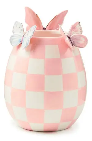 MACKENZIE-CHILDS Eternity Vase - Pink