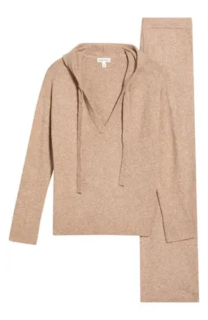 Nordstrom Hooded Lounge Set - Tan Kernel