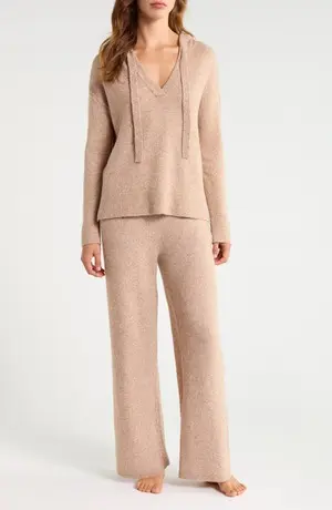 Nordstrom Hooded Lounge Set - Tan Kernel