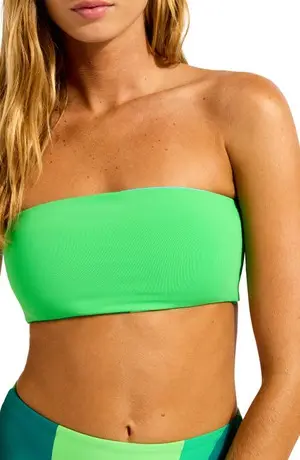 Seafolly Strapless Reversible Tube Bikini Top