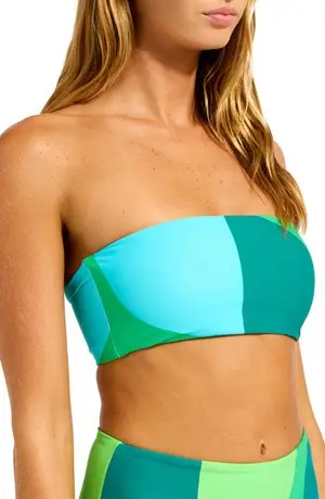Seafolly Strapless Reversible Tube Bikini Top
