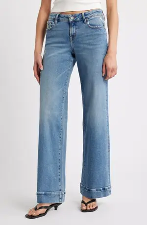 HIDDEN JEANS Low Rise Wide Leg Jeans